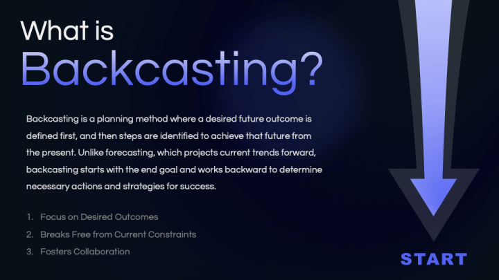 Backcasting PowerPoint and Google Slides Template - PPT Slides