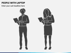 People with Laptop Illustration for PowerPoint and Google Slides - PPT ...
