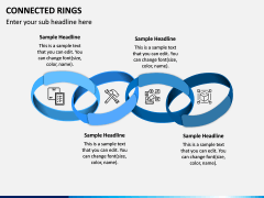 Connected Rings PowerPoint and Google Slides Template - PPT Slides