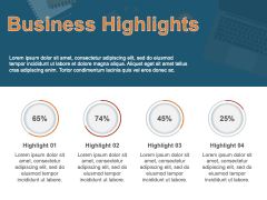 Business Highlights Presentation for PowerPoint and Google Slides - PPT ...