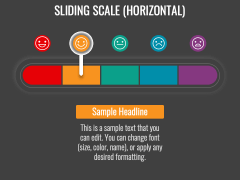 Animated Horizontal Sliding Scale PowerPoint and Google Slides Template ...