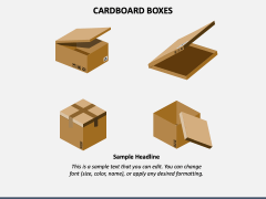 Cardboard Boxes Graphics for PowerPoint and Google Slides - PPT Slides