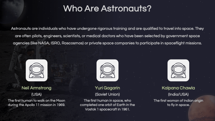 Space Exploration Class PowerPoint and Google Slides Template - PPT Slides