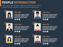 People Introduction PowerPoint and Google Slides Template - PPT Slides