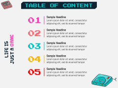 Video Game Theme for PowerPoint and Google Slides - PPT Slides