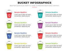 Bucket Infographics for PowerPoint and Google Slides