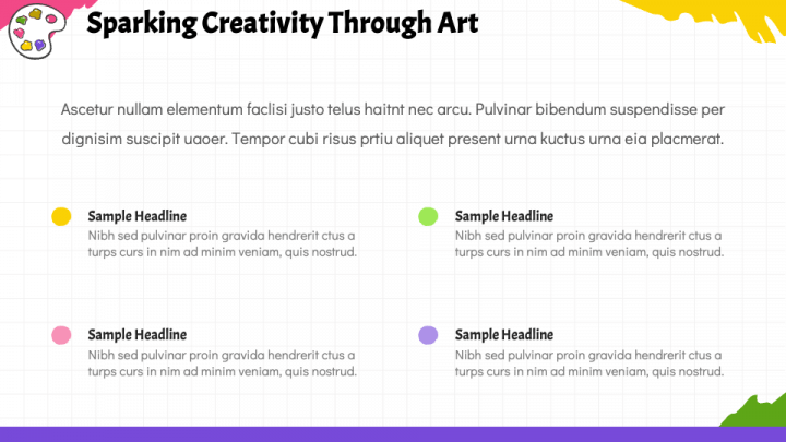 Free - Kids Art Creativity Theme for PowerPoint and Google Slides - PPT ...