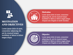 Motivation And Objectives PowerPoint Template and Google Slides Theme