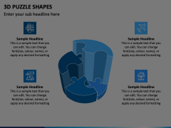 3D Puzzle Shapes for PowerPoint and Google Slides - PPT Slides