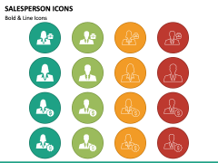 Salesperson Icons for PowerPoint and Google Slides - PPT Slides