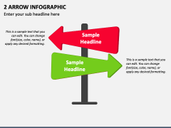 2 Arrow Infographic PowerPoint Template and Google Slides Theme