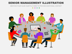 Senior Management Illustration for PowerPoint and Google Slides