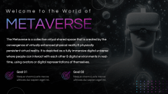 Virtual Metaverse Project Proposal PowerPoint and Google Slides Template - PPT Slides