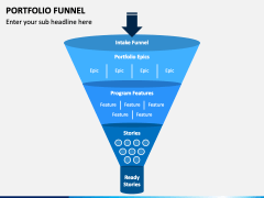 Portfolio Funnel PowerPoint and Google Slides Template - PPT Slides