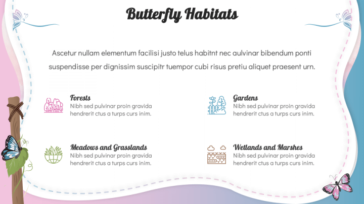 Free - Butterfly Presentation for PowerPoint and Google Slides - PPT Slides