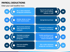 Payroll Deductions PowerPoint and Google Slides Template - PPT Slides