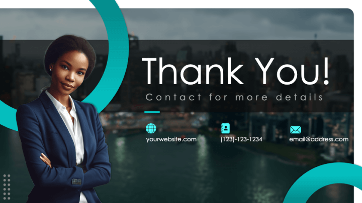 Business Coach Profile PowerPoint and Google Slides Template - PPT Slides