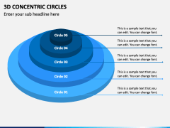 3D Concentric Circles for PowerPoint and Google Slides - PPT Slides