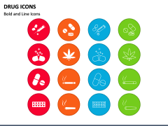 Drug Icons for PowerPoint and Google Slides - PPT Slides