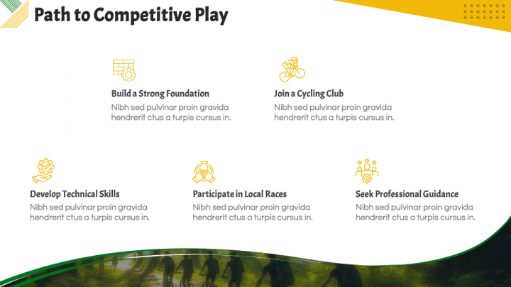 Free - Cycling Theme for PowerPoint and Google Slides - PPT Slides