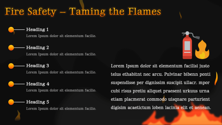 Free - Fire Theme for PowerPoint and Google Slides - PPT Slides