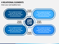4 Relational Elements PowerPoint Presentation Slides - PPT Template