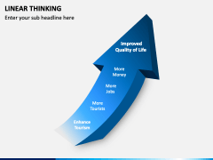 Linear Thinking PowerPoint and Google Slides Template - PPT Slides