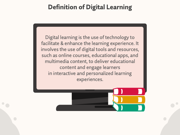 Digital Learning PowerPoint and Google Slides Template - PPT Slides