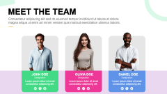 Meet The Team PowerPoint and Google Slides Template - PPT Slides