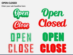 Open Closed Graphics for PowerPoint and Google Slides - PPT Slides