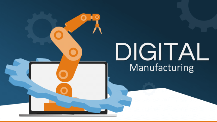Digital Manufacturing PowerPoint and Google Slides Template - PPT Slides
