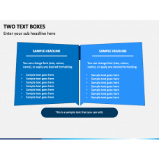 Free Download - Two Text Boxes PPT Slide