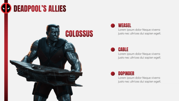 Free - Deadpool Presentation Theme for PowerPoint and Google Slides ...