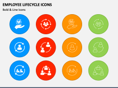 Employee Lifecycle Icons for PowerPoint and Google Slides - PPT Slides