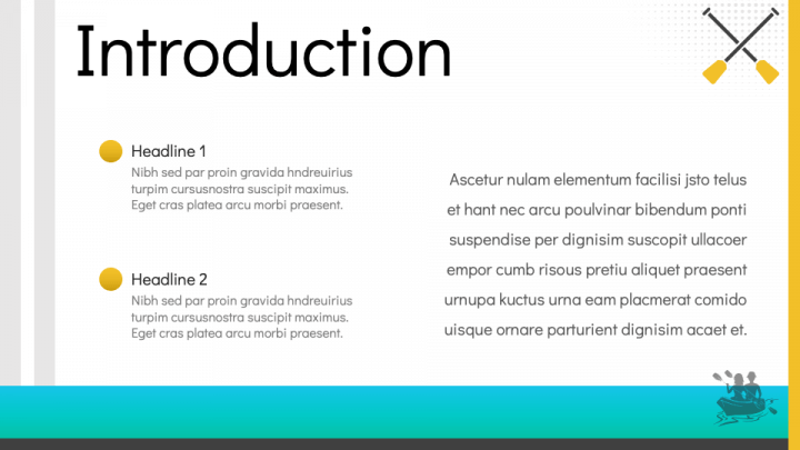 Free - Rowing Theme for PowerPoint and Google Slides - PPT Slides