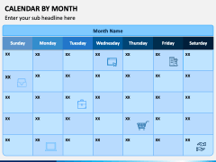 Calendar By Month PowerPoint and Google Slides Template - PPT Slides