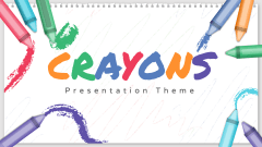 Free - Crayons Theme for PowerPoint and Google Slides