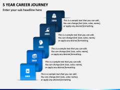 5 Year Career Journey PowerPoint and Google Slides Template - PPT Slides
