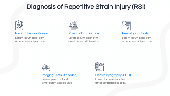Repetitive Strain Injury PowerPoint and Google Slides Template - PPT Slides