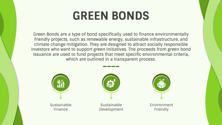 Green Bonds PowerPoint and Google Slides Template - PPT Slides