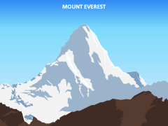 Mount Everest Graphics for PowerPoint and Google Slides - PPT Slides
