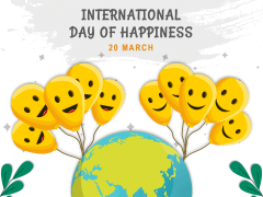 Free - International Day of Happiness PowerPoint Template and Google Slides Theme