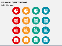 Financial Quarter Icons for PowerPoint and Google Slides - PPT Slides