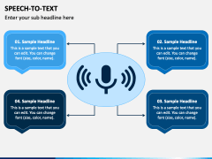 Speech to Text PowerPoint and Google Slides Template - PPT Slides