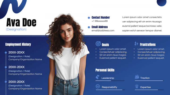 Free - Biography Slides for PowerPoint and Google Slides - PPT Slides