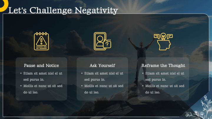 Free - Positive Thinking Workshop Presentation for PowerPoint and Google Slides
