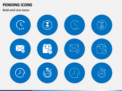 Pending Icons for PowerPoint and Google Slides - PPT Slides