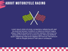 Free - Motorcycle Race Theme for PowerPoint and Google Slides