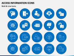 Access Information Icons for PowerPoint and Google Slides - PPT Slides