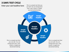 3 Days Test Cycle PowerPoint Presentation Slides - PPT Template